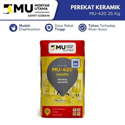 Mortar Semen Perekat Keramik MU-420 25 Kg