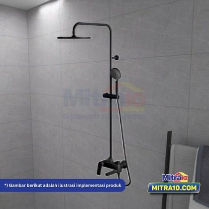 Jual Toto Set Shower Column TX493SRS Hitam