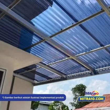 Jual Smartuff Atap Polycarbonat Greca 3 Meter Ungu