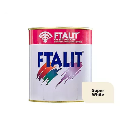 Ftalit Cat Kayu Dan Besi 115-731 Std Super White 1 Kg